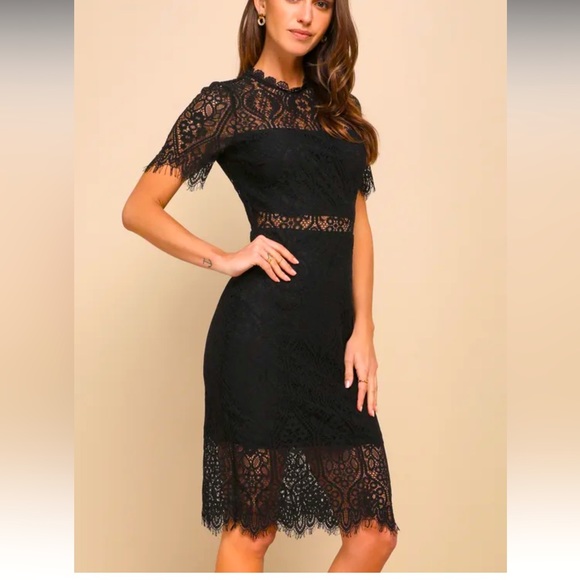 Lulus | Dresses | Lace Cocktail Dress | Poshmark